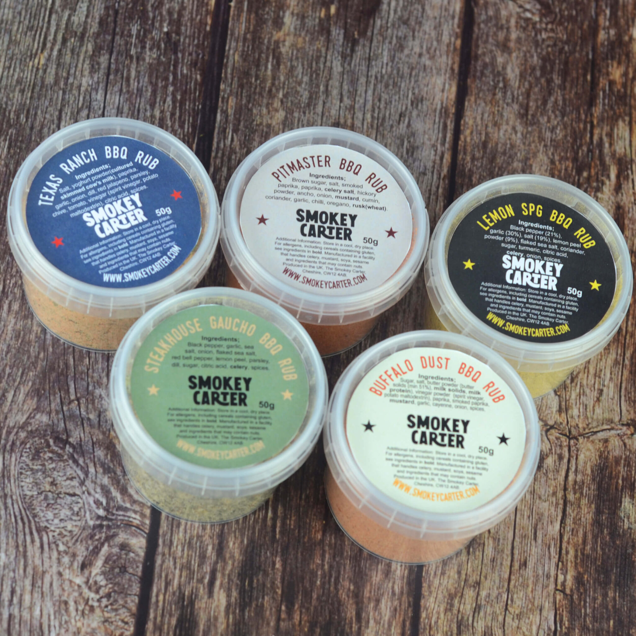 Grill Masters BBQ Rub Tube - The Smokey Carter