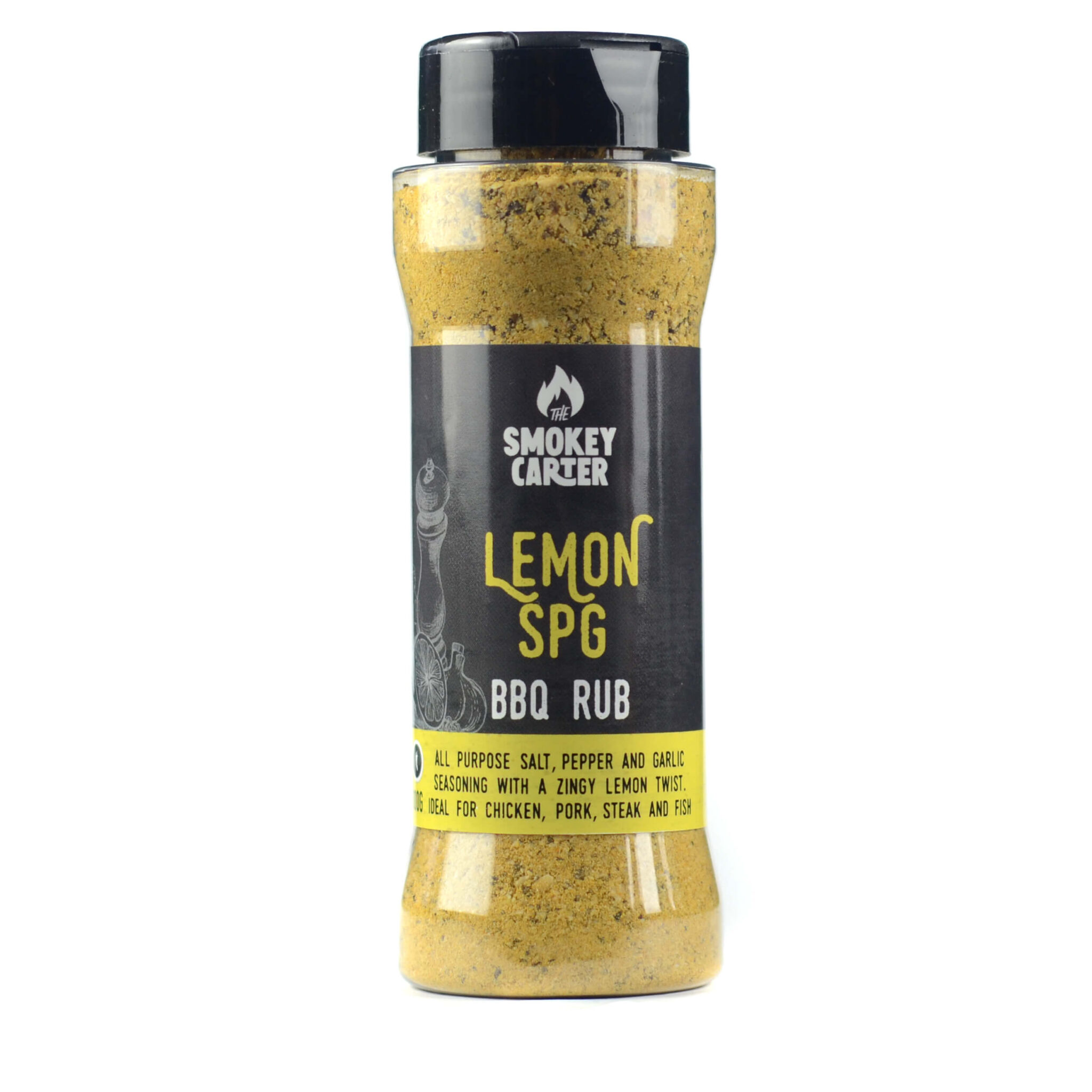 Lemon SPG BBQ Rub Shaker - The Smokey Carter